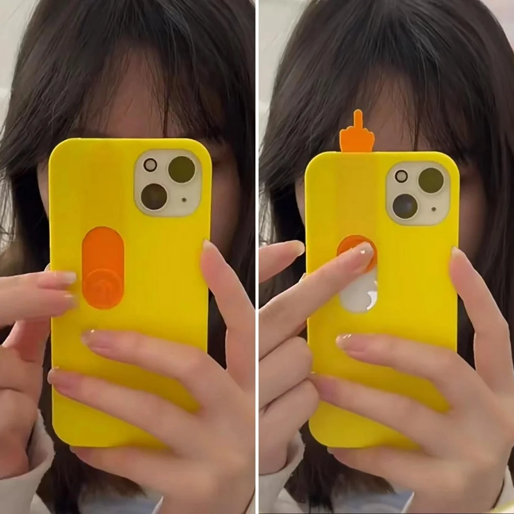 INS-3D-Print-Middle-Finger-Funny-Phone-Case-For-iPhone-15-13-14-12-Pro ...