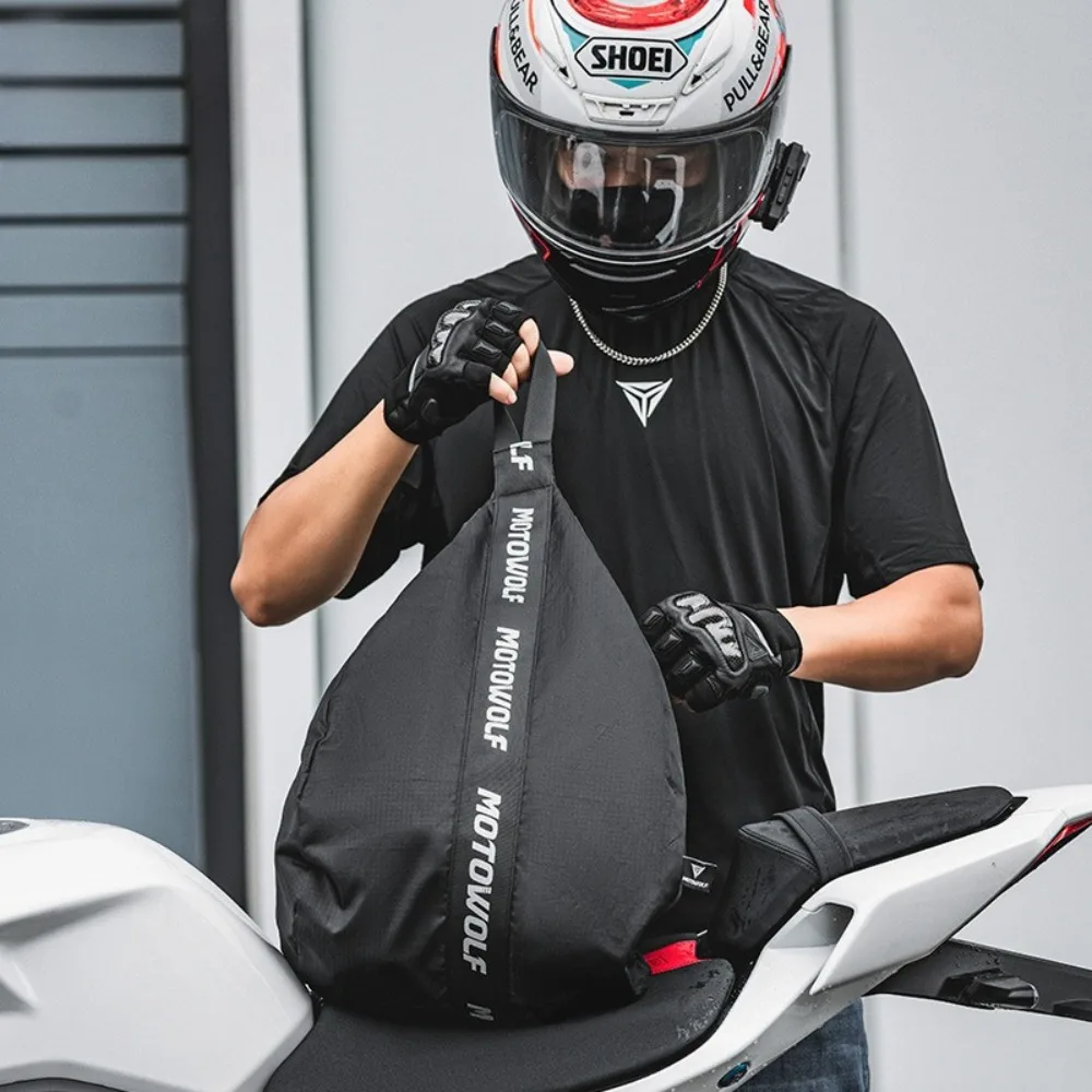 Water-Resistant Multi-Functional Motorcycle Backpack Capacity Single ...