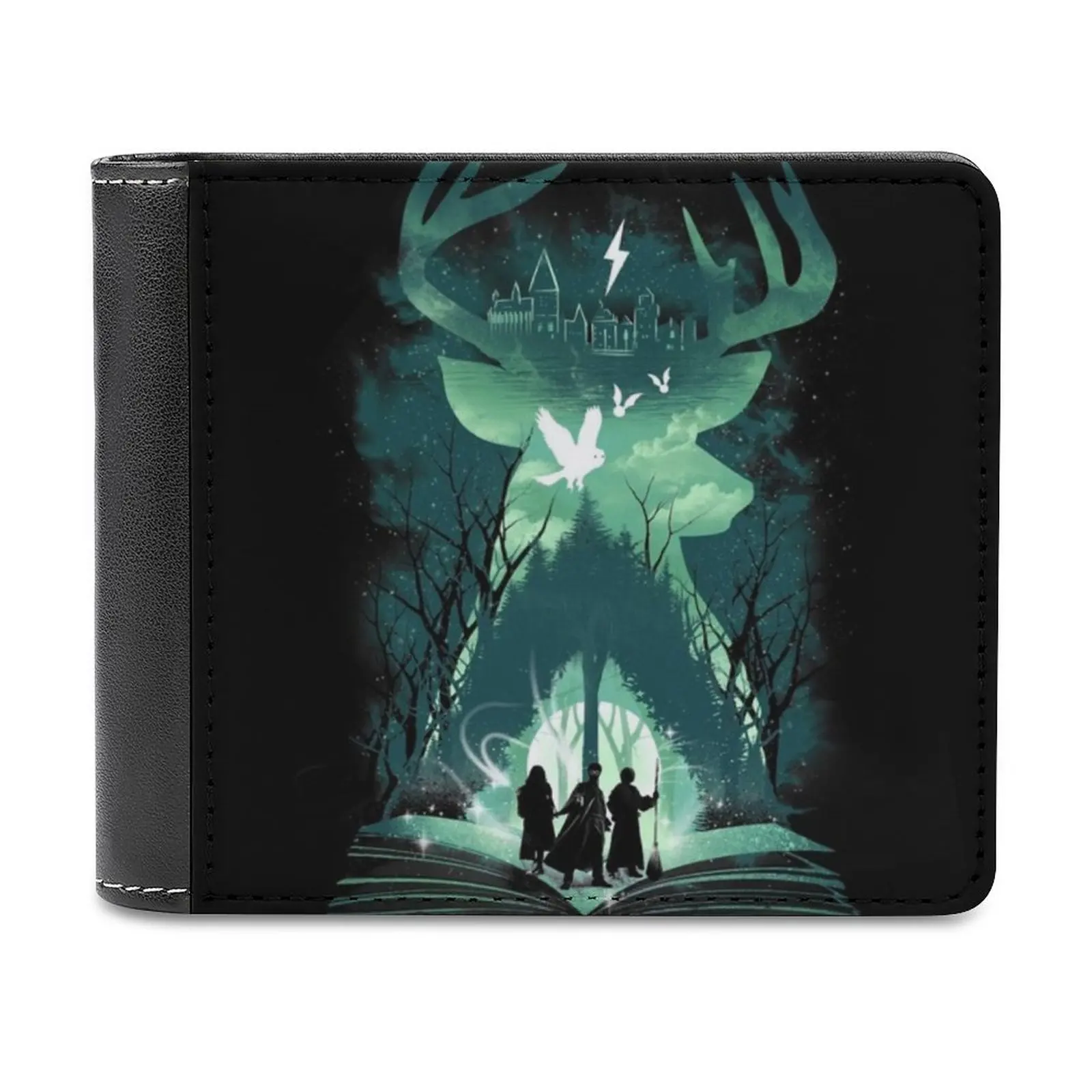 The-Magic-Never-Ends-Men-Wallet-Pu-Leather-Short-Male-Purses-Credit ...