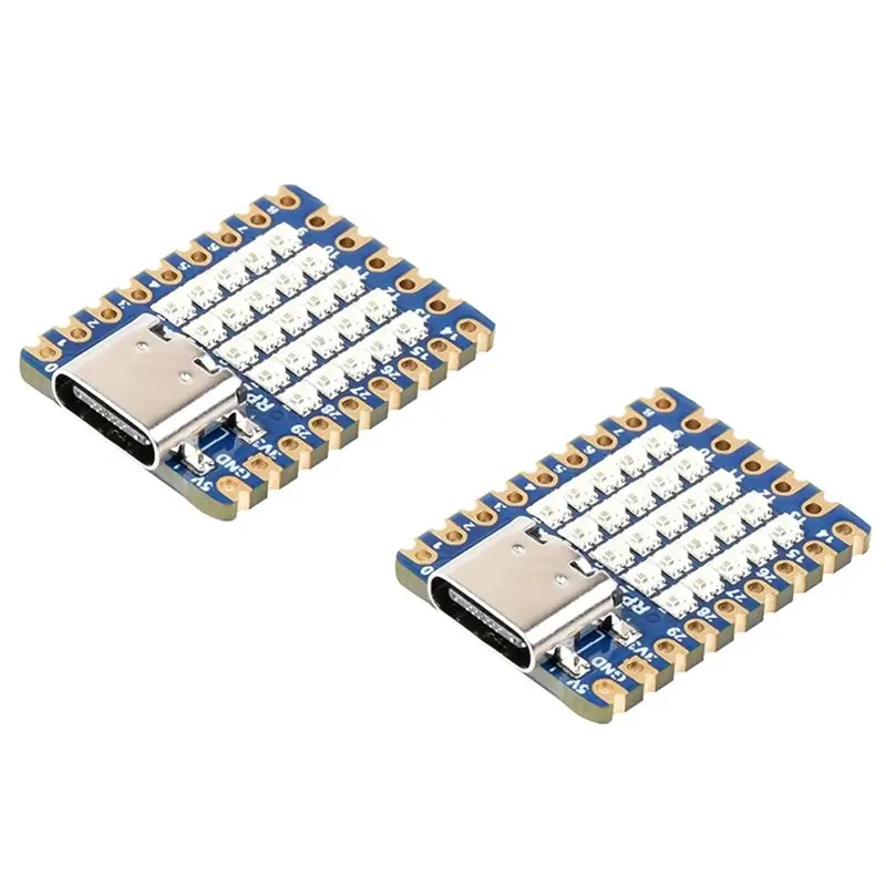 BNVN-RP2350-Matrix 2Pcs Mini Development Board With Integrated 5X5 RGB ...