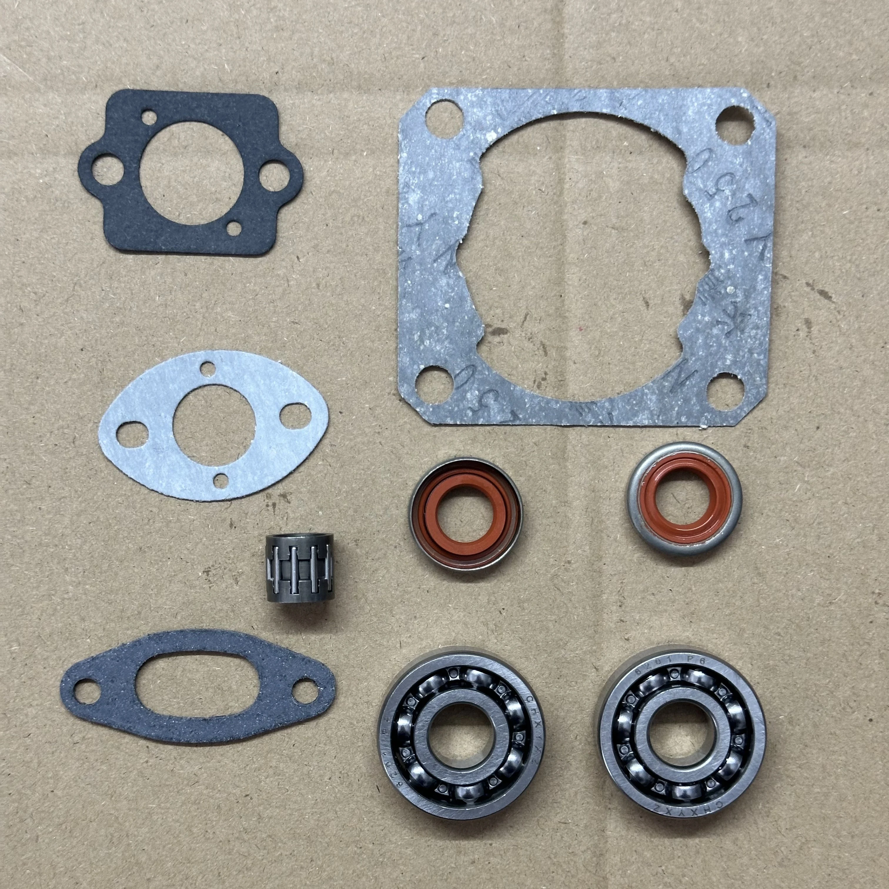 FS450 Crank Shaft Ball Bearing 6201 Oil Seal Full Sealing Gasket Set ...