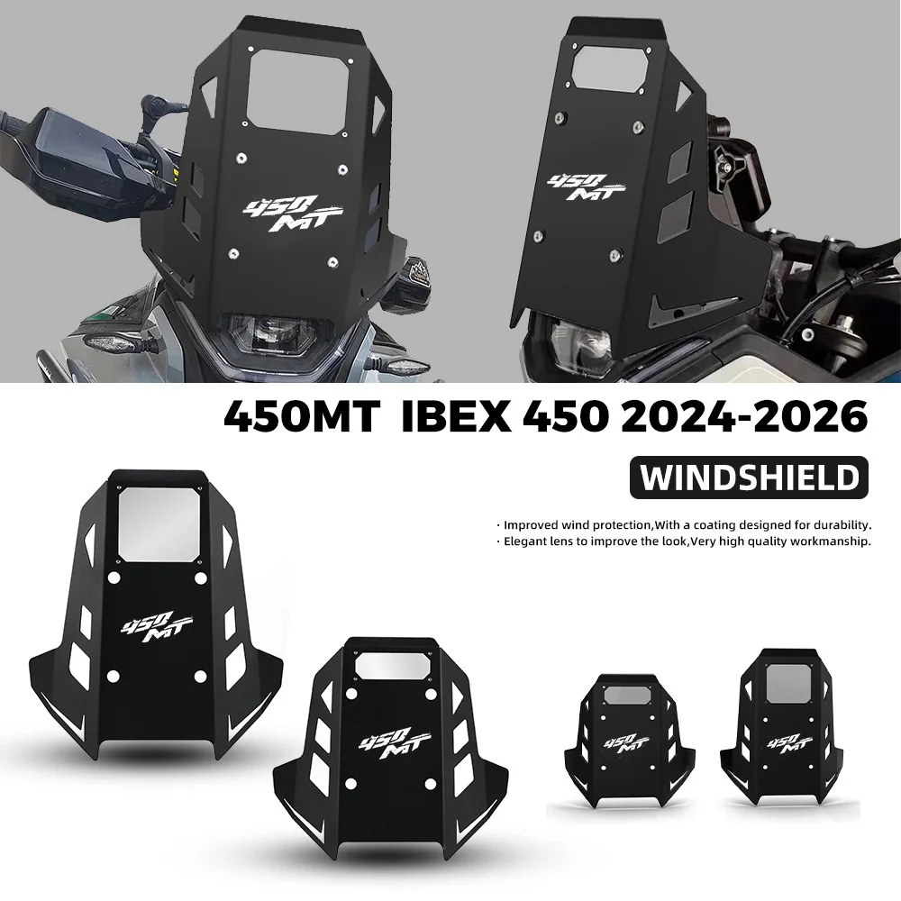For CFMOTO 450MT 450 MT IBEX450 2025 Motorcycle Accessories Windshield ...