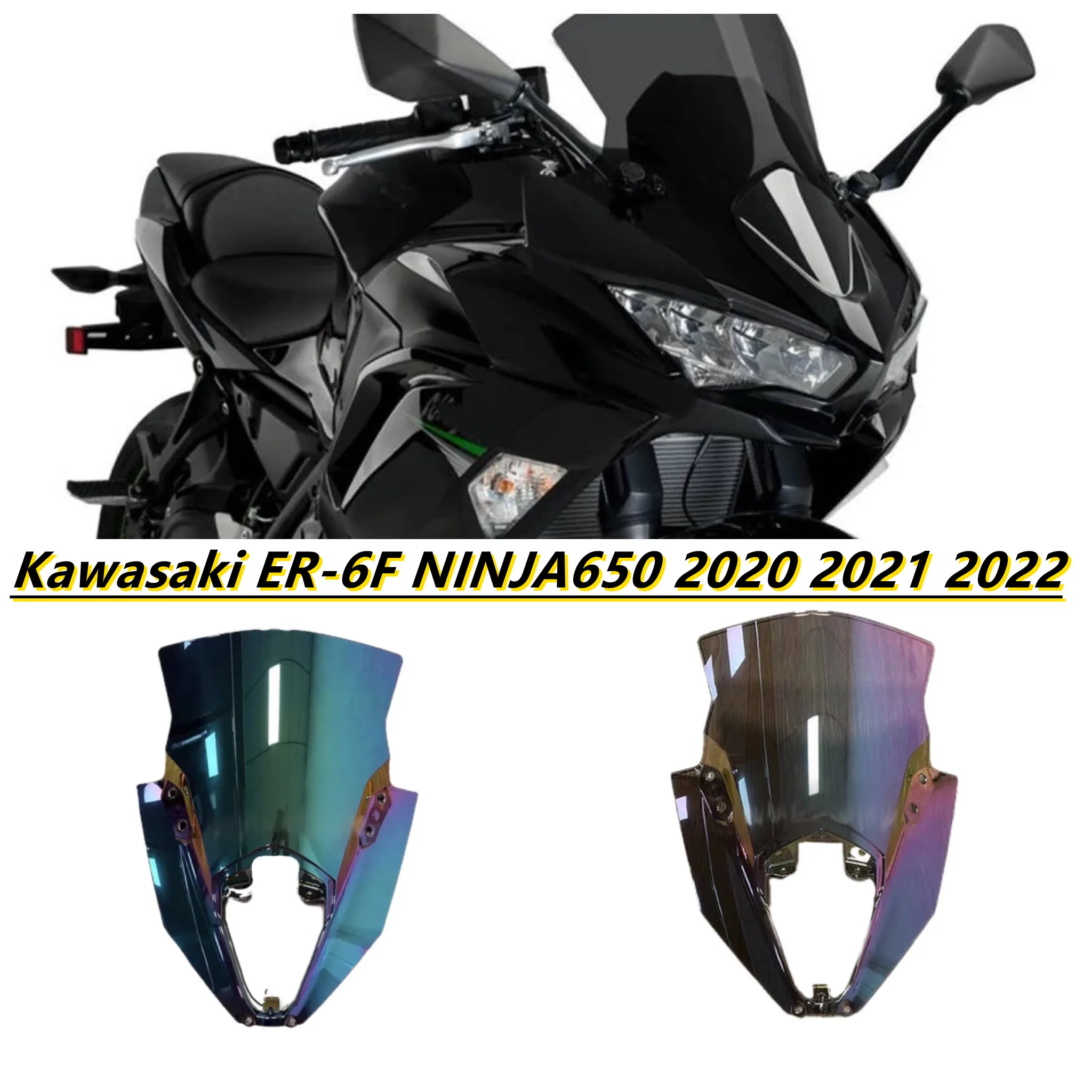 Motorcycle Accessories Ninja 650 Windscreen Sports Windshield For ...