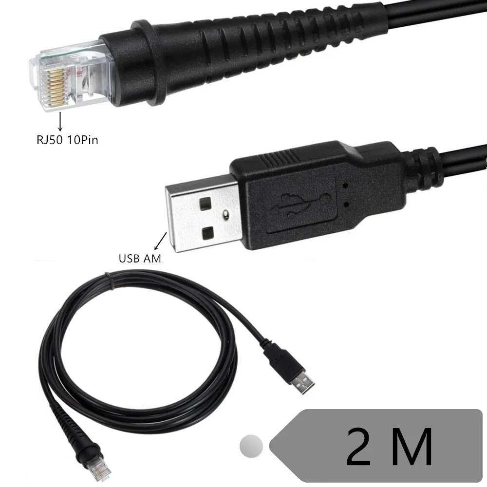 6FT-USB-to-RJ50-Cable-for-Honeywell-Metrologic-BarCode-Scanners-MS5145-MS7120-MS9540-MS7180 ...