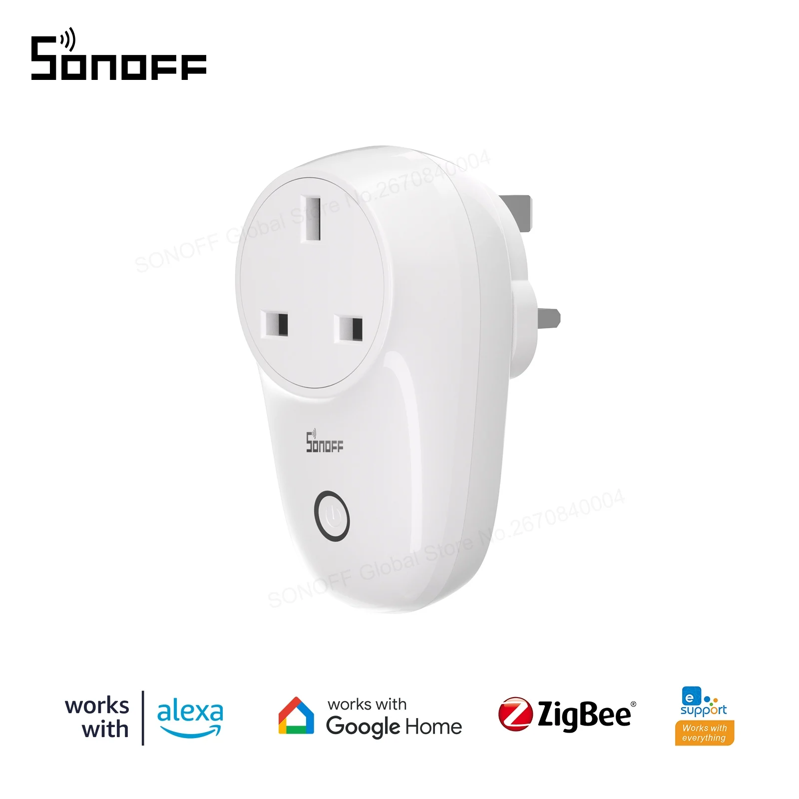 SONOFF-S26R2ZB-ZigBee-Socket-Plugs-Smart-Home-Plug-16A-UK-DE-FR-Voice ...