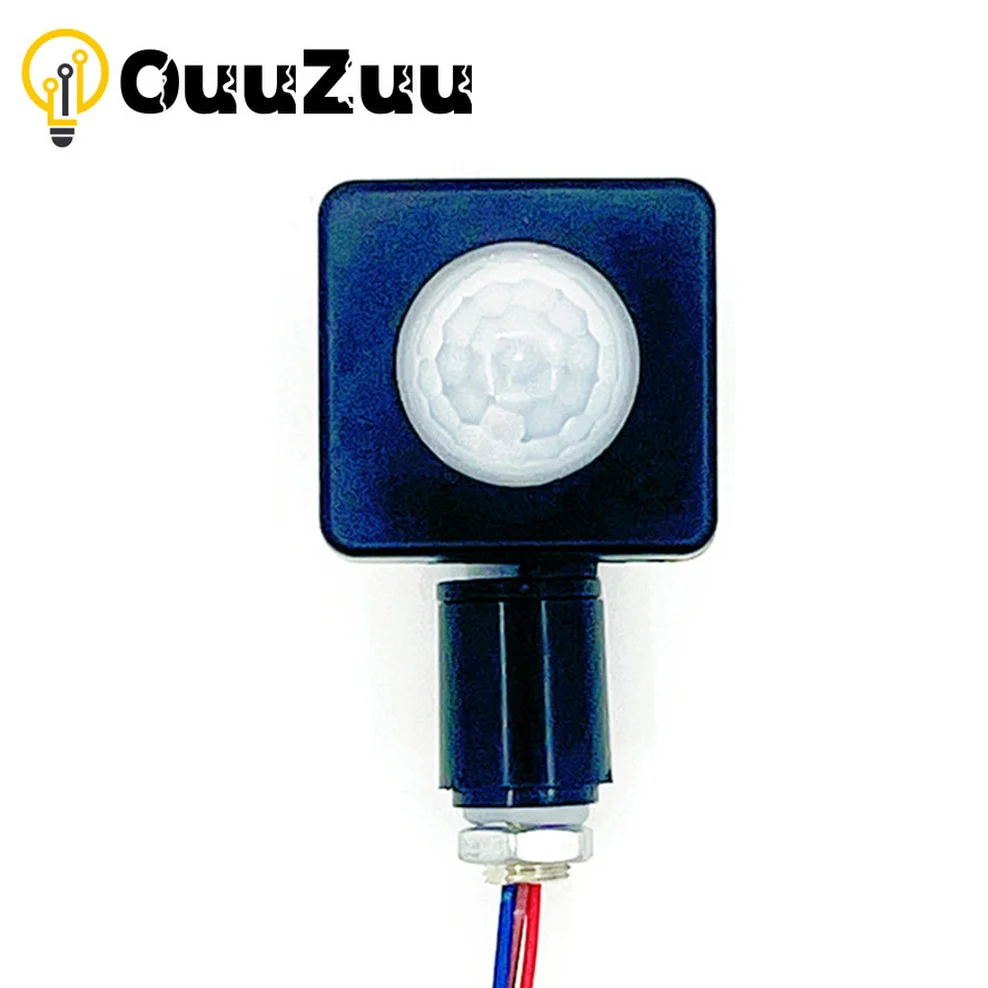 PIR-Motion-Sensor-Outdoor-Indoor-Infrared-Light-Switch-With-LED-Light ...