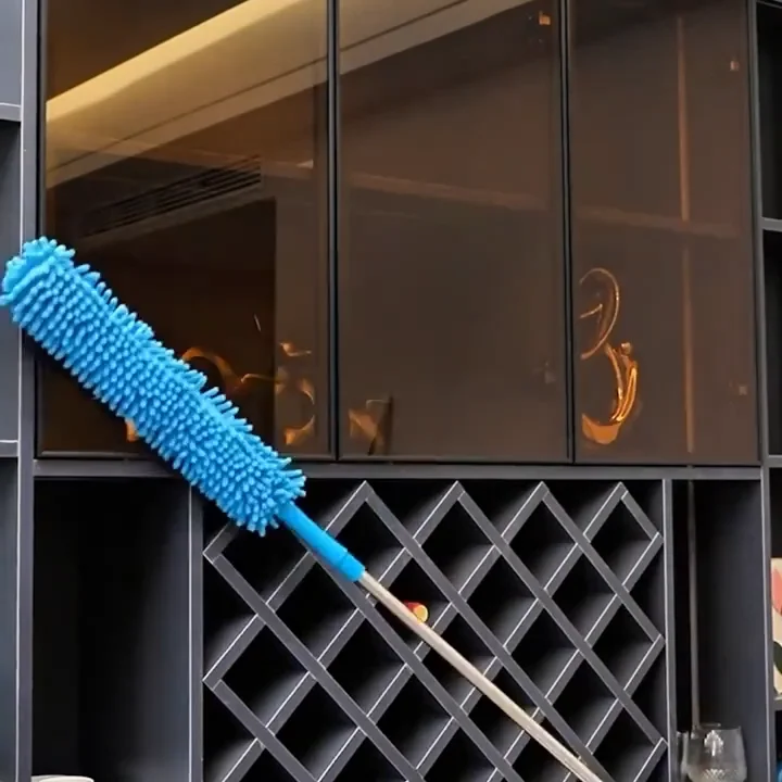 Flexible Microfiber Duster with Telescopic Stainless Steel Handle ...