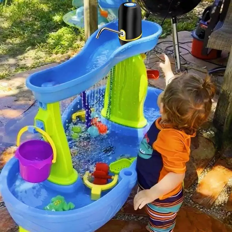 Kids-Water-Table-Pump-Water-Play-Table-Pump-Water-Game-Toys-Portable ...