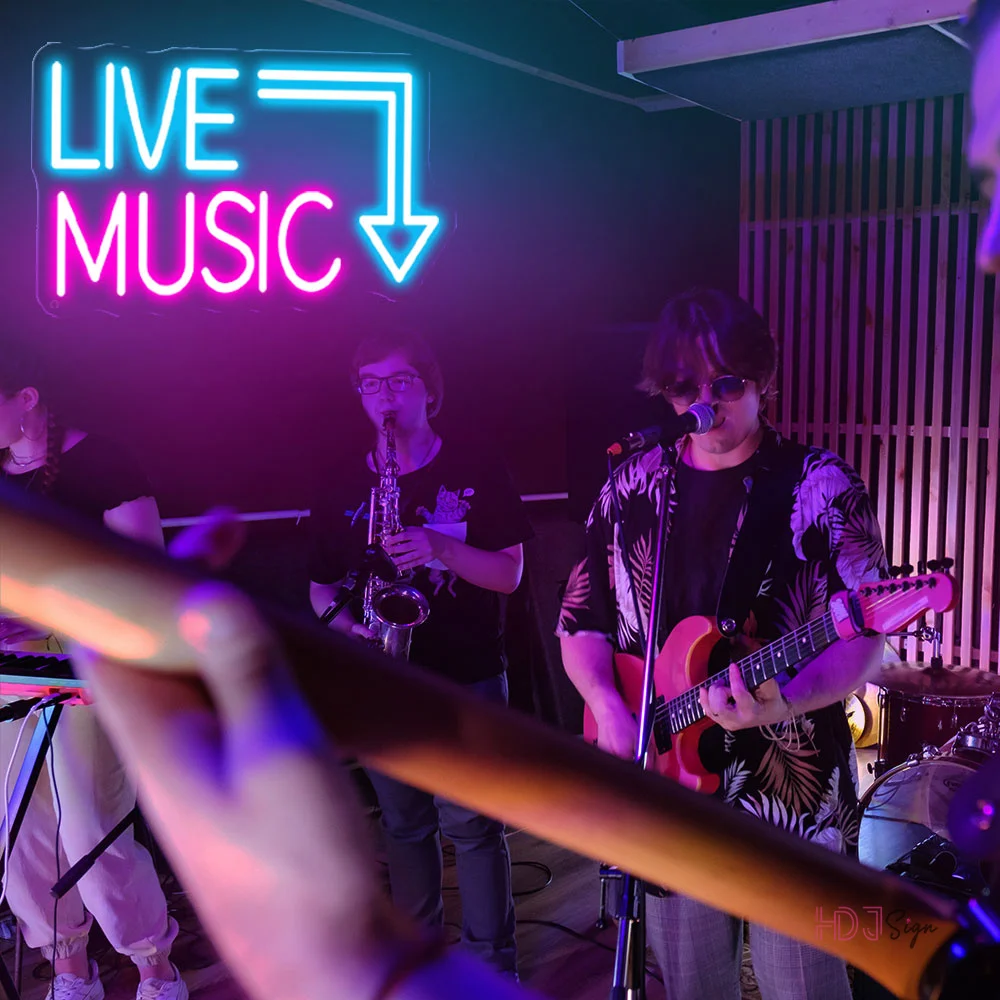 Live Entertainment Sign