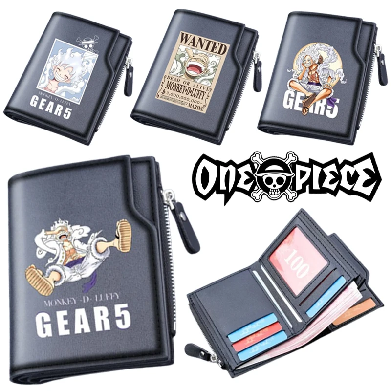 One-Piece-Luffy-Wallet-Anime-Cartoon-Coin-Purse-Men-Credit-Card-Holder ...