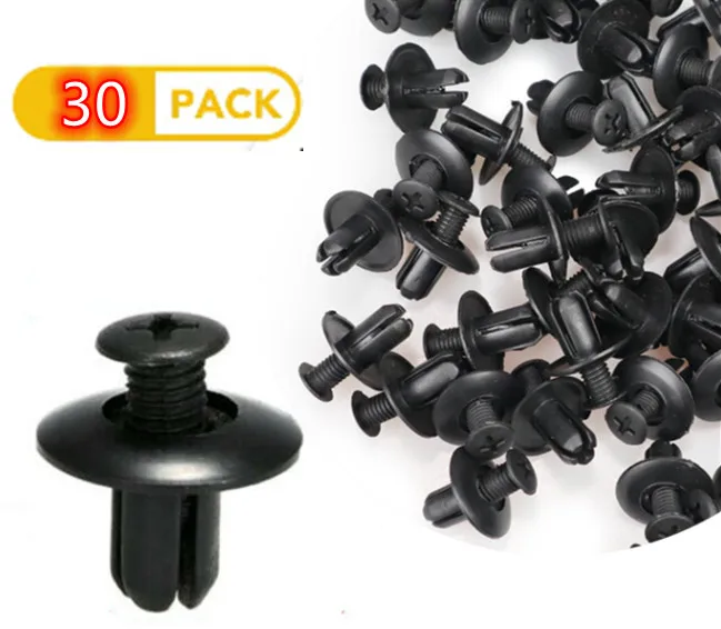 30PCS-8mm-Hole-Door-Rivet-Plastic-Rivets-Fasteners-Screw-Clip-Fasteners ...