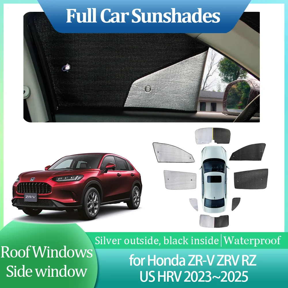 For Honda ZR-V ZRV RZ US HRV 2023~2025,Full Car Sunshades Roof Windows ...