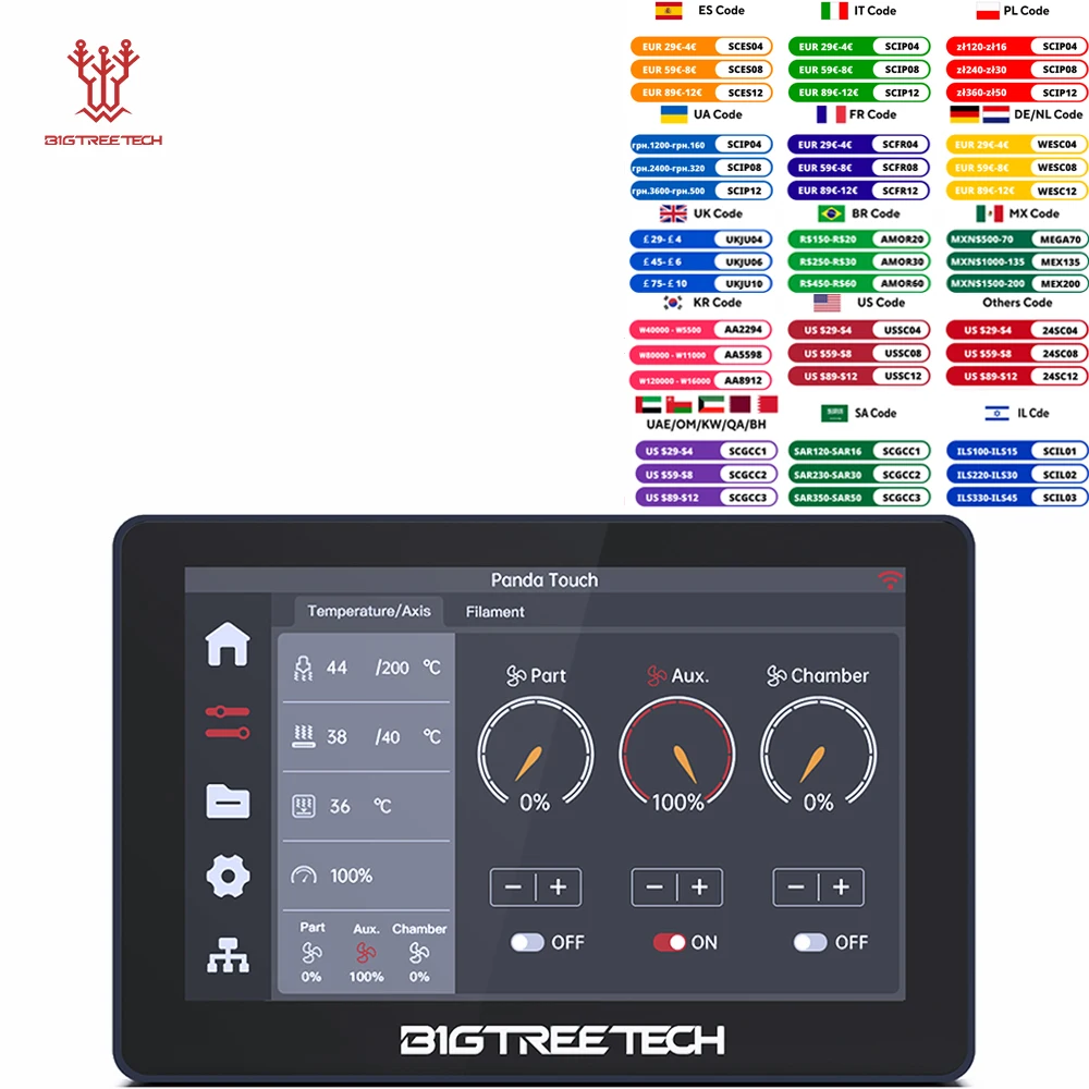 BIGTREETECH-Panda-Touch-5-Inch-Touch-Screen-Multi-Printer-Wireless ...