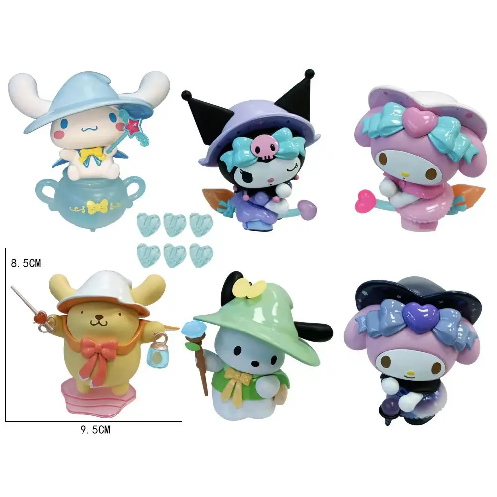 Figura-Sanrio-Magic-Story-Series-Cinnamoroll-Kuromi-Pochacco-Minha ...