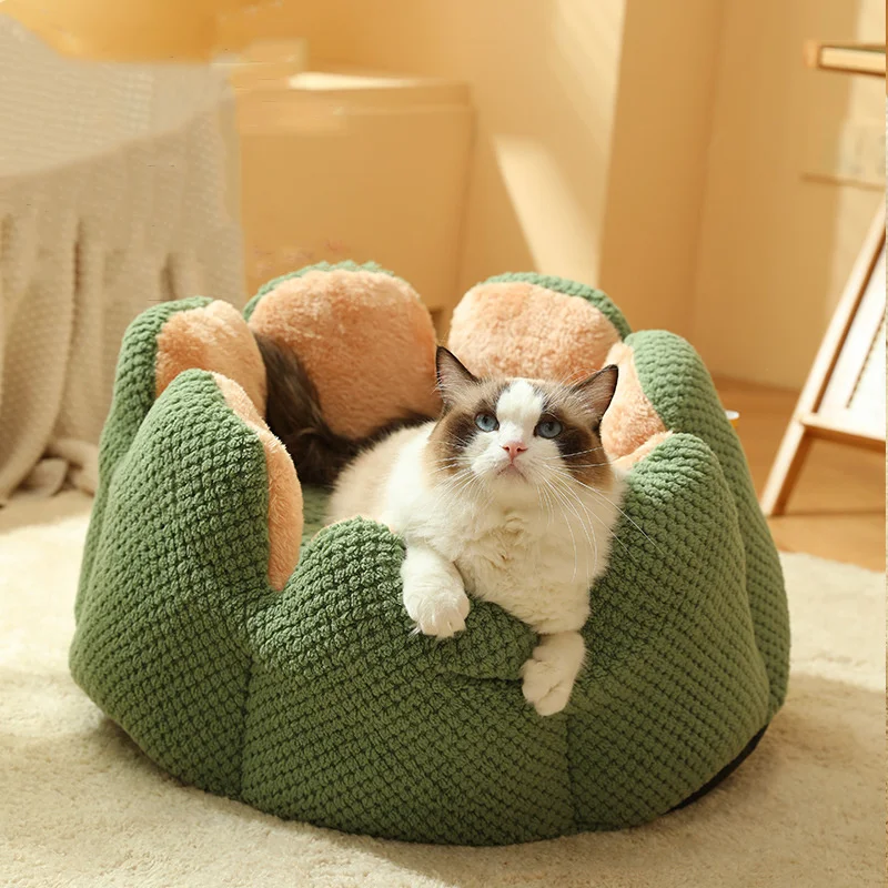 Cat-Accessories-Pet-Bed-Dog-House-gatos-Cushion-mascotas-Soft-Cats-Mat ...