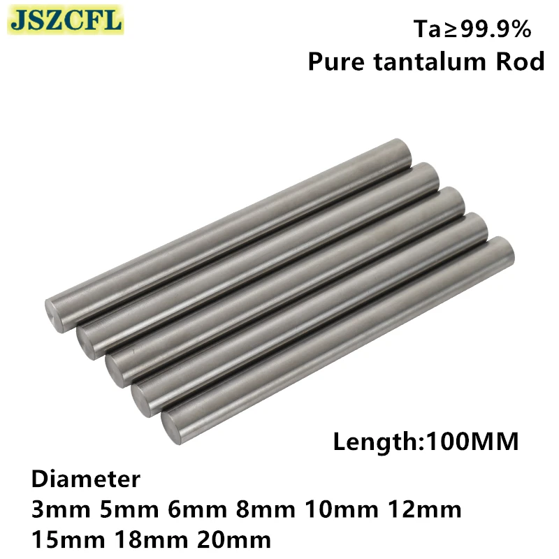High pure Ta≥99.9% tantalum rod Metal diameter 3mm-20mm Ta bar for ...