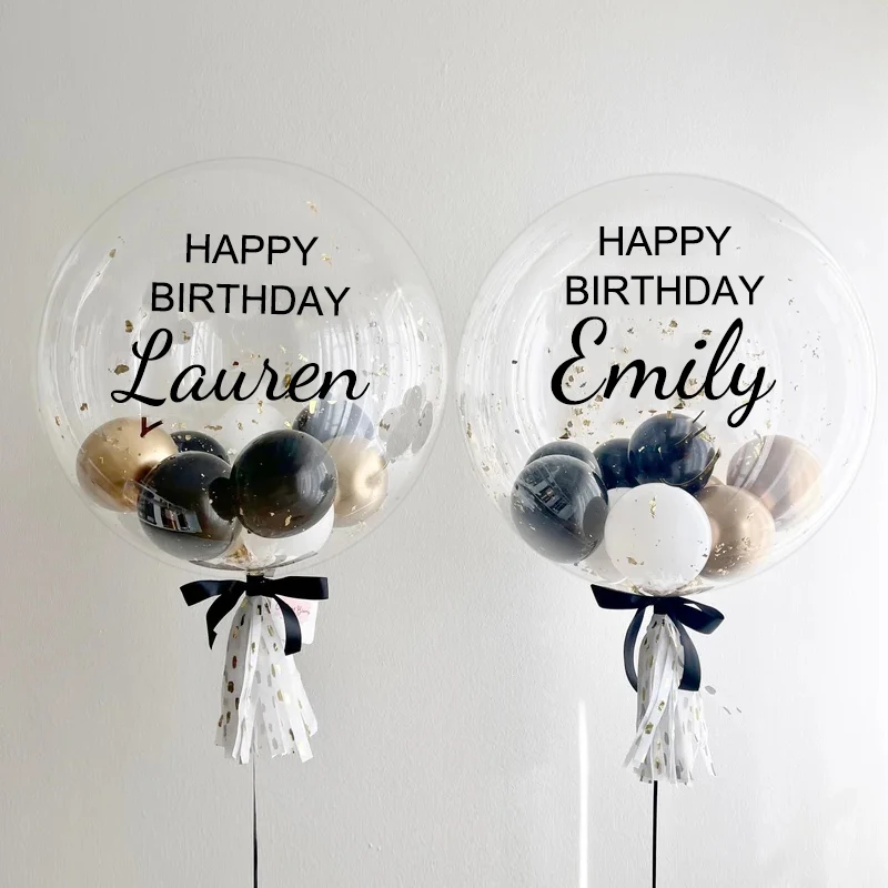 1Pcs-Personalized-Sticker-for-Clear-Balloons-Black-Champane-Rose-Gold ...