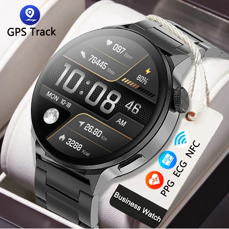 2023 NFC Smart Watch Men Bluetooth Call Sport GPS Track Watches Women ...