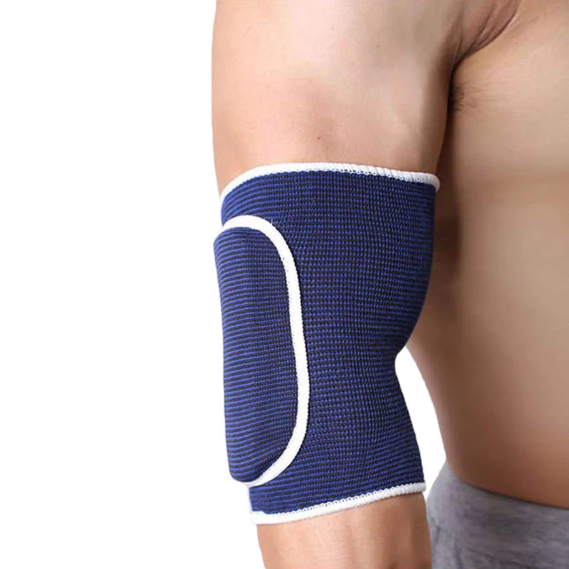 1 Pair Thickened Sponge Elbow Pad Protector Elastic Compression Arm