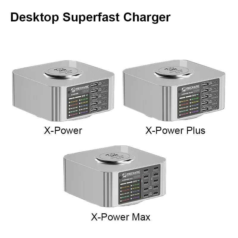 MECHANIC-X-Power-Plus-Max-Intelligent-Multi-port-Charger-with-LCD ...