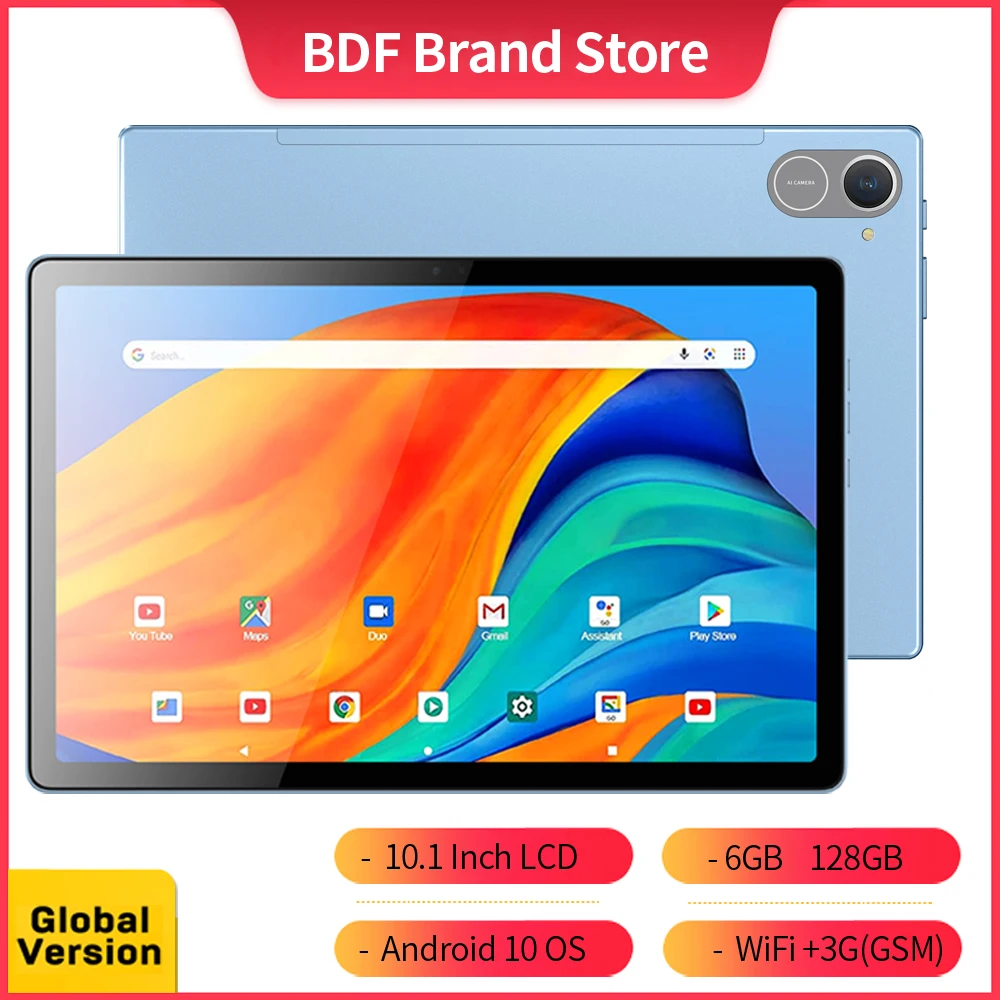 Original-BDF-A105-Tablet-Pc-10-1-Inch-6GB-RAM-128GB-ROM-Android-10 ...