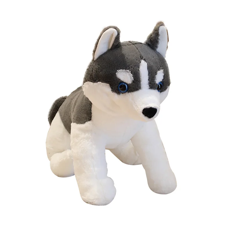 40-50CM-Cute-Husky-Dog-Plush-Toy-Soft-Stuffed-Animals-Doll-For-Kids ...