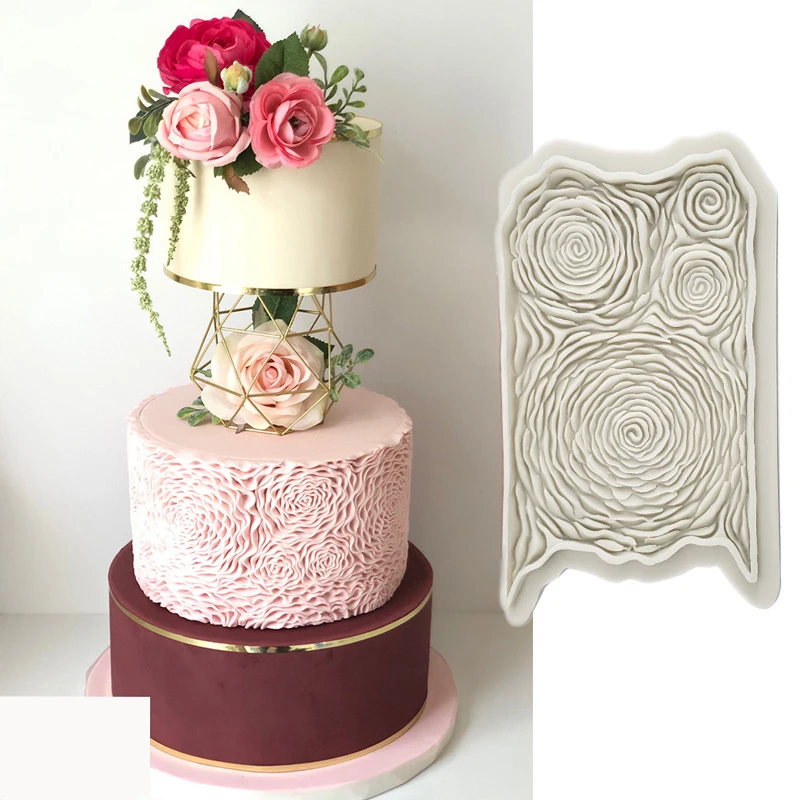 DIY-Rose-Ruffle-Cake-Mold-Fondant-Mold-Silicone-Sugarcraft-Mold-Cake ...