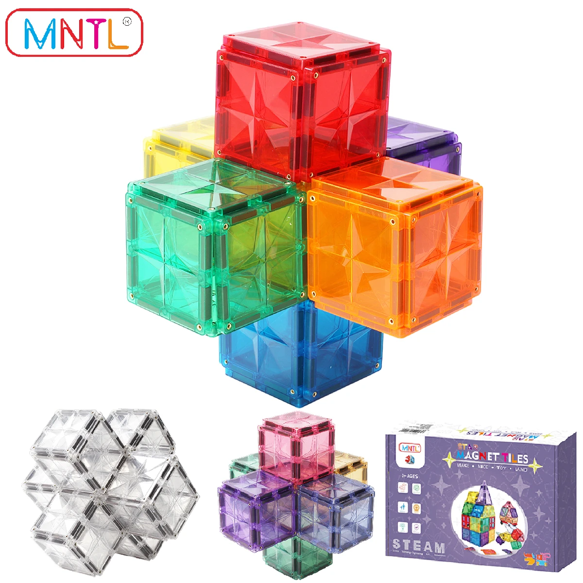 Magnetic Tiles Building Blocks Toys | Best Magnetic Tiles Toddlers ...