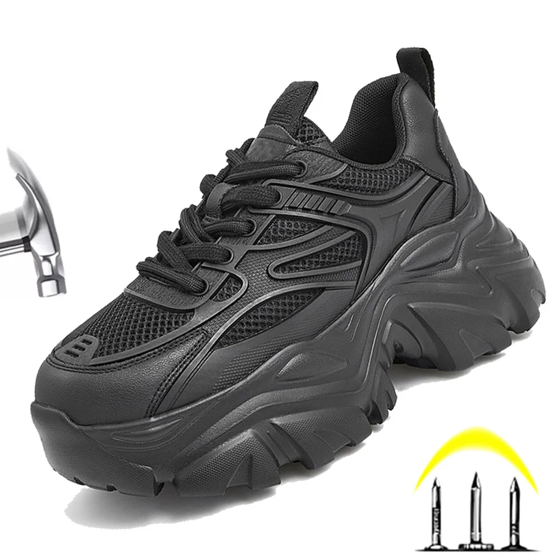 Steel-Toe-Shoes-for-Men-Indestructible-Work-Shoes-Lightweight-Safety ...
