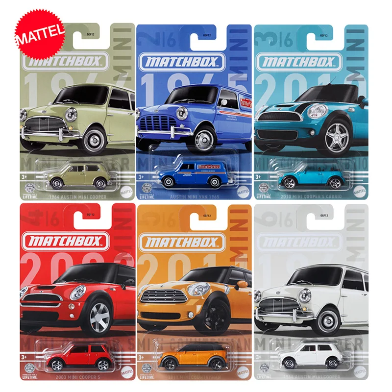 Original-Mattel-Matchbox-Car-Toys-1-64-Mini-Cooper-Set-Austin-Van ...