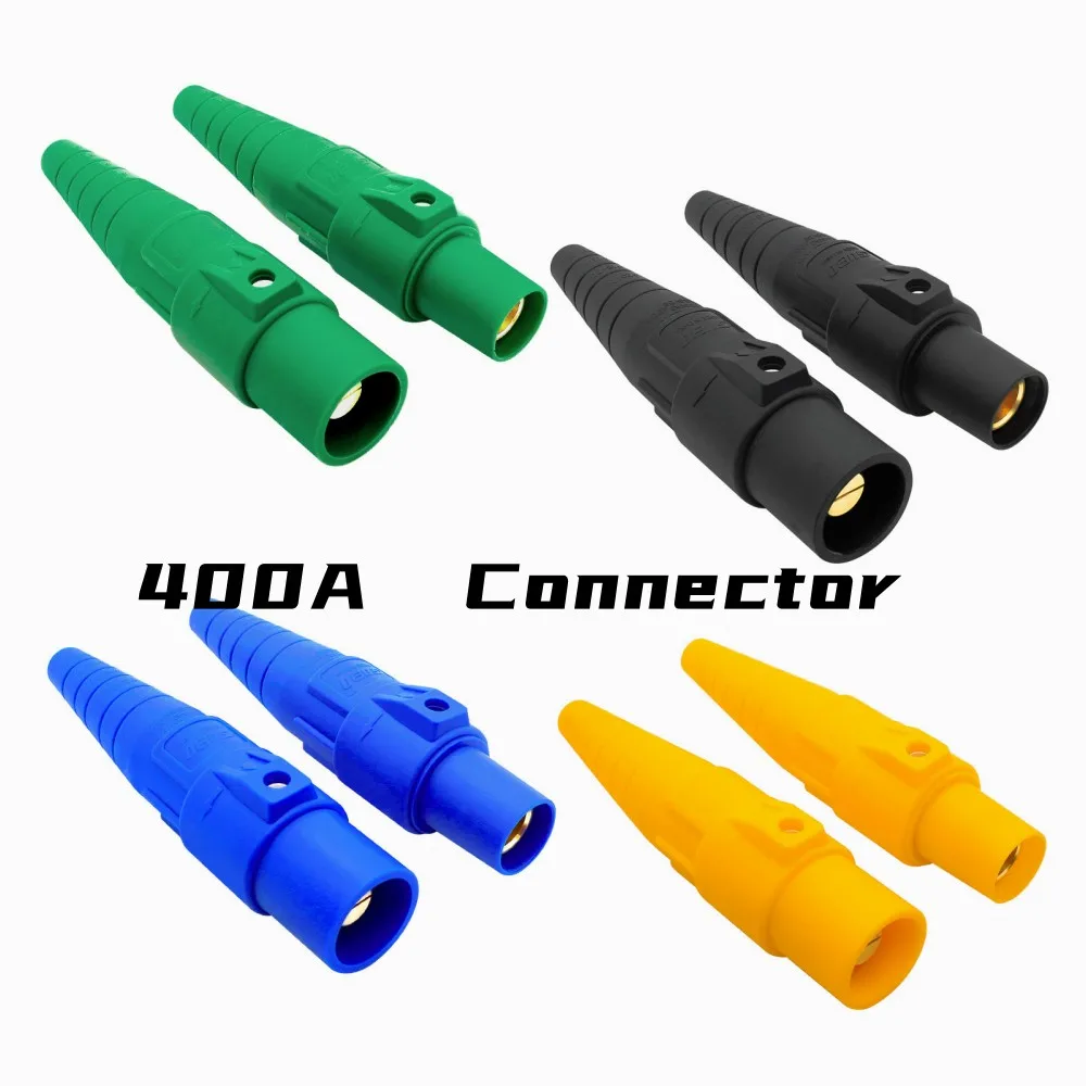 Black-Red-Blue-Yellow-1-Pair-400A-Male-Female-Plug-American-Standard ...