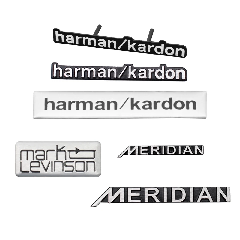 High-Quality-Metal-Aluminum-Harman-MERIDIAN-Marko-Levinson-Logo ...