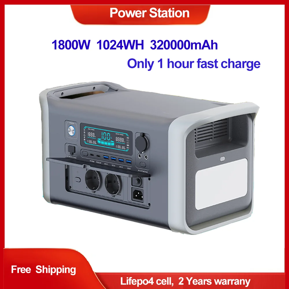 1800W-Portable-Power-Station-220V-Power-Bank-320000Mah-Camping-External ...
