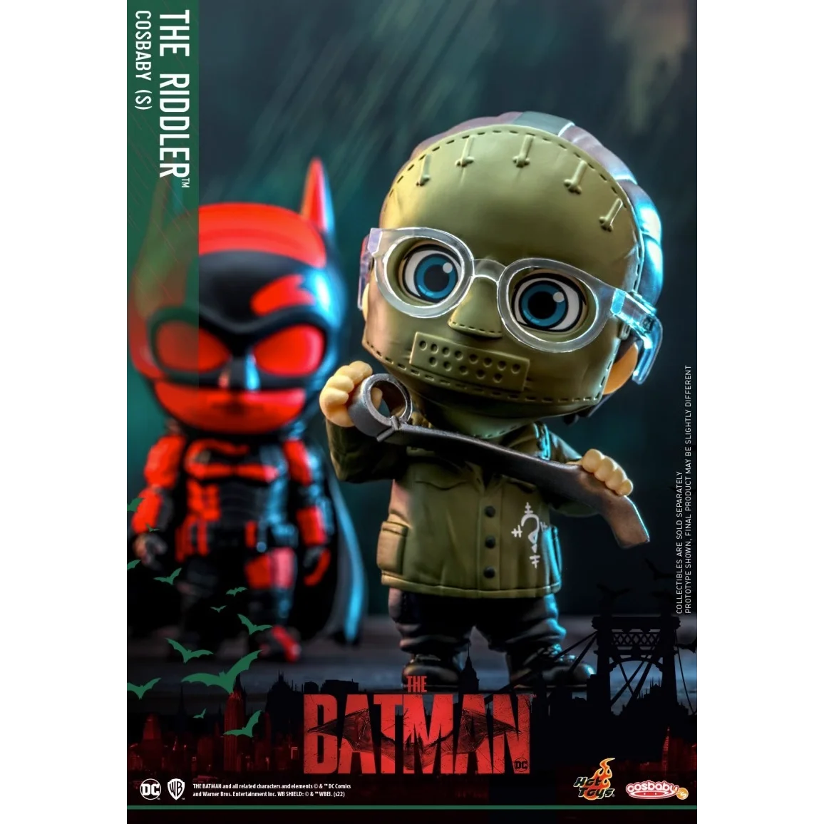 In Stock Original HOTTOYS COSB945 THE RIDDLER COSBABY Version Q Movie ...