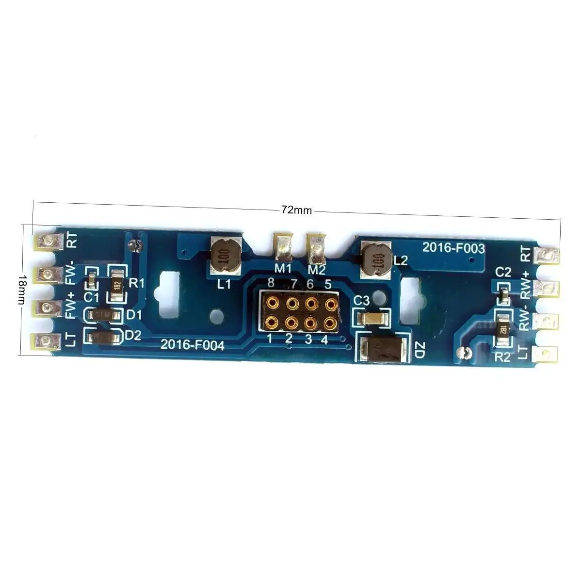 Ho Scale 1:87 Electric Train PCB Board 1/87 Million City Train Modified ...