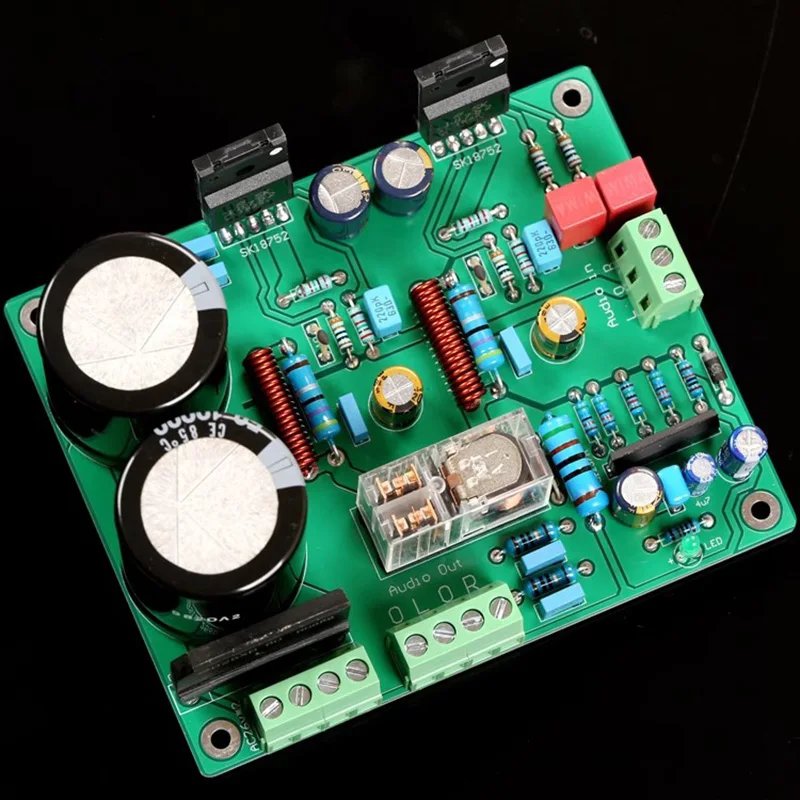 SK18752 50W+50W Dual Channel Stereo Pure Post-stage Power Amplifier ...