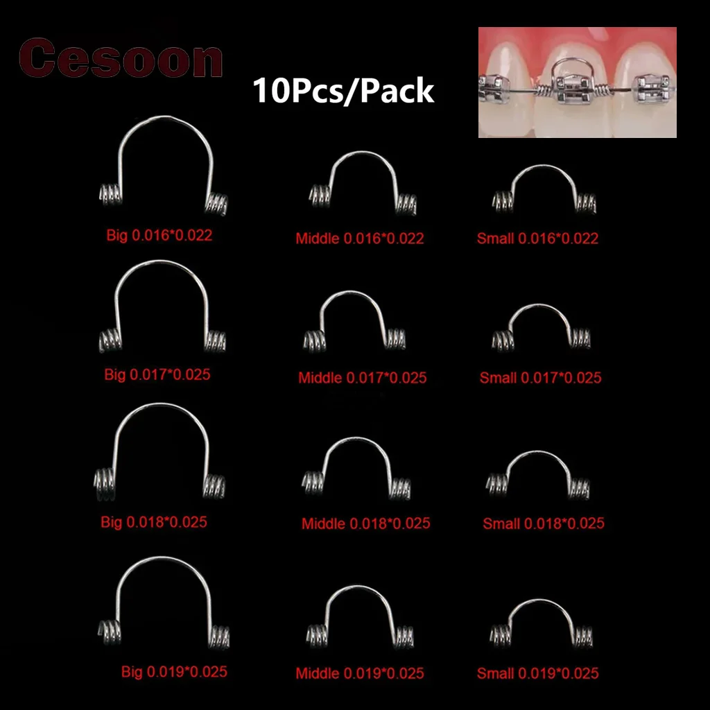 Cesoon-10-unidades-pacote-dental-ortod-ntico-dente-torque-mola-nica ...