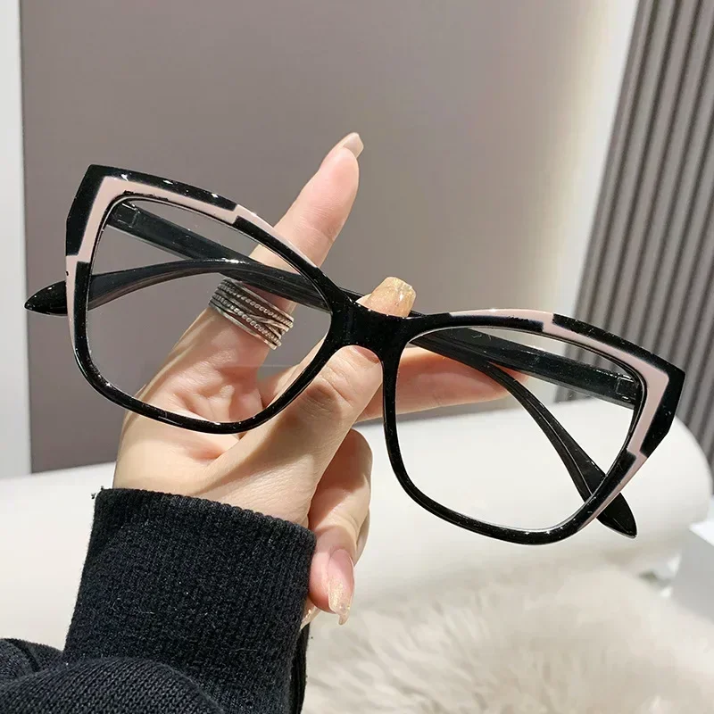 Optical Spectacle Eyeglasses Frames Fashionable Women's Anti Blue Light ...