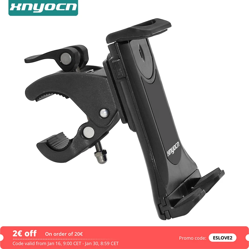 3.5 ~ 12" Bicycle Phone Holder Tablet Mount For Ipad 1 2 3 Samsung Pad ...