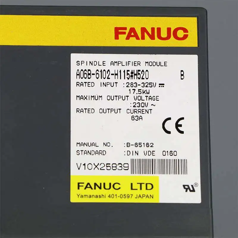 Fanuc-spindle-amplifier-module-A06B-6102-H115-H520-condition-tested-ok ...