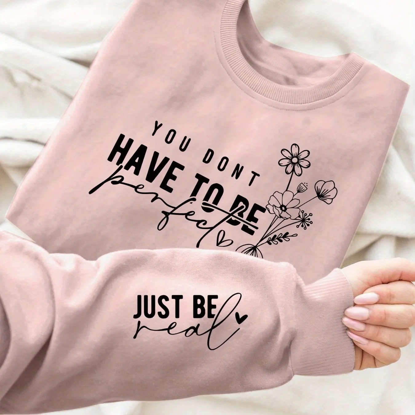 New-In-Design-Letter-Graphic-Print-Women-s-Sweatshirts-Oversized ...