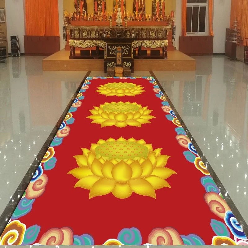Colorful-Lotus-Buddha-Hall-Carpet-Home-Temple-Celebration-Ceremony ...