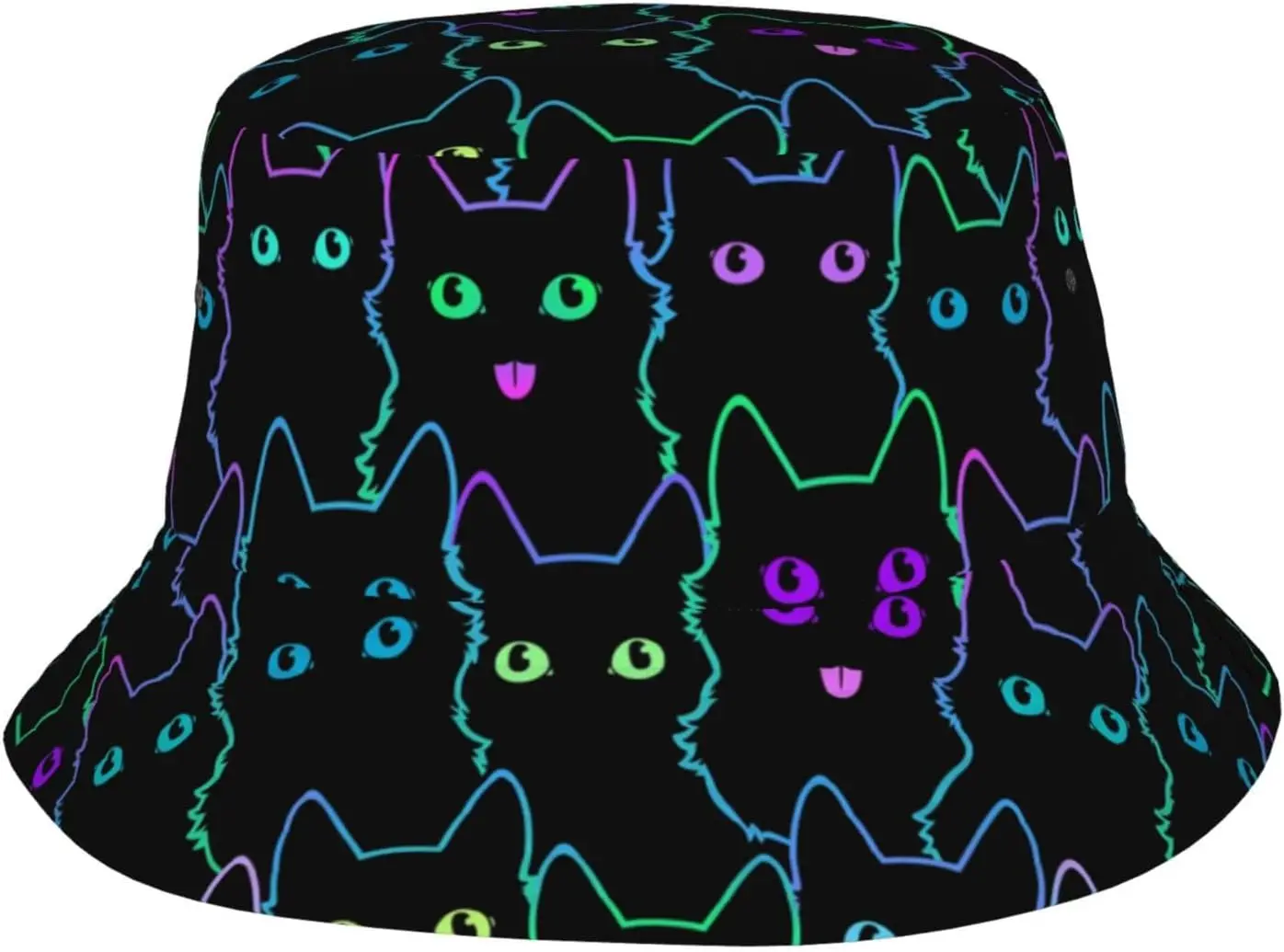 Psychedelic-Bucket-Hat-Fisherman-Cap-for-Women-Men-Trippy-Art-Casual ...