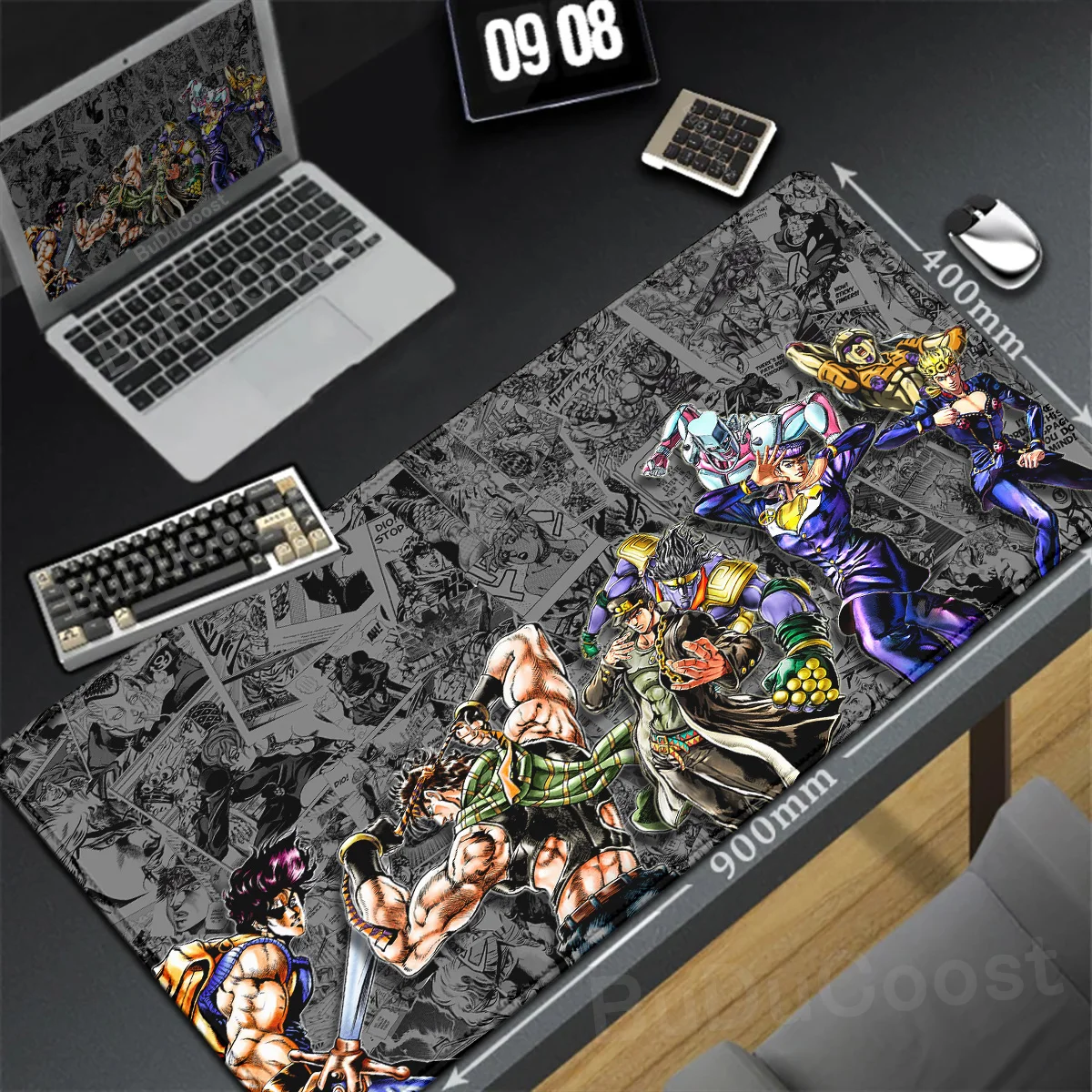 Xxl Large Lock Edge Mousepad Gamer 40x90cm Anime Jojo Bizarre Adventure ...