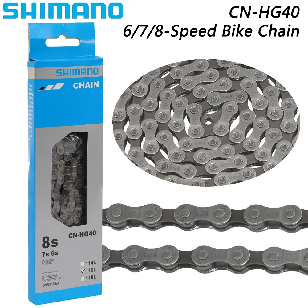 SHIMANO-TOURNEY-CN-HG40-6-7-8-Speed-MTB-Bike-Chain-HG-Bicycle-Chain-116 ...