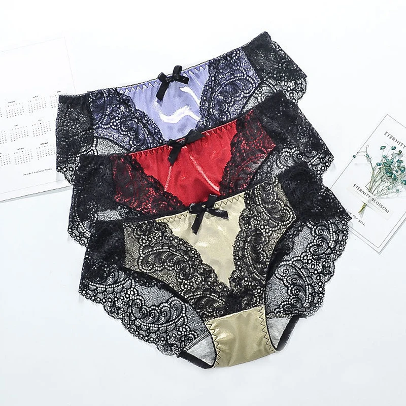 Satin Panties Sexy Transparent | Satin Briefs Tangas Knickers - Sexy ...