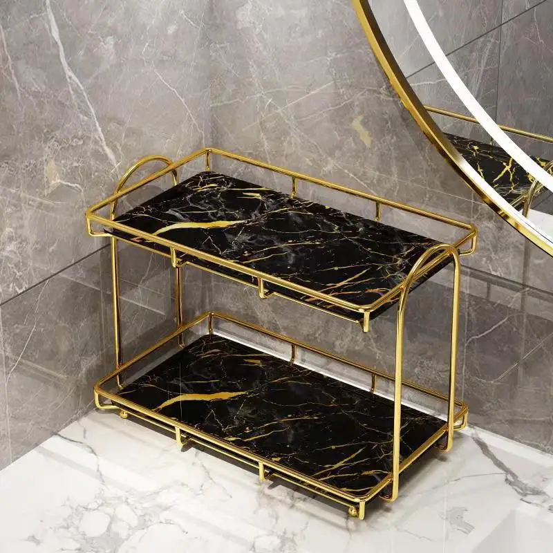 Gold-Double-Layer-Iron-Art-Bathroom-Organizer-Bathroom-Toilet-Organizer ...