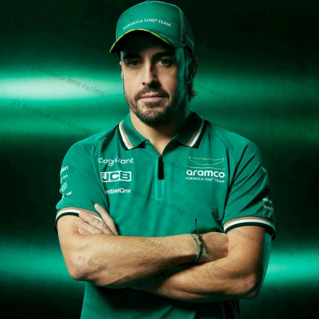F1-oficial-2024-Fernando-Alonso-equipo-r-plica-Polo-camisa-F-rmula-1 ...