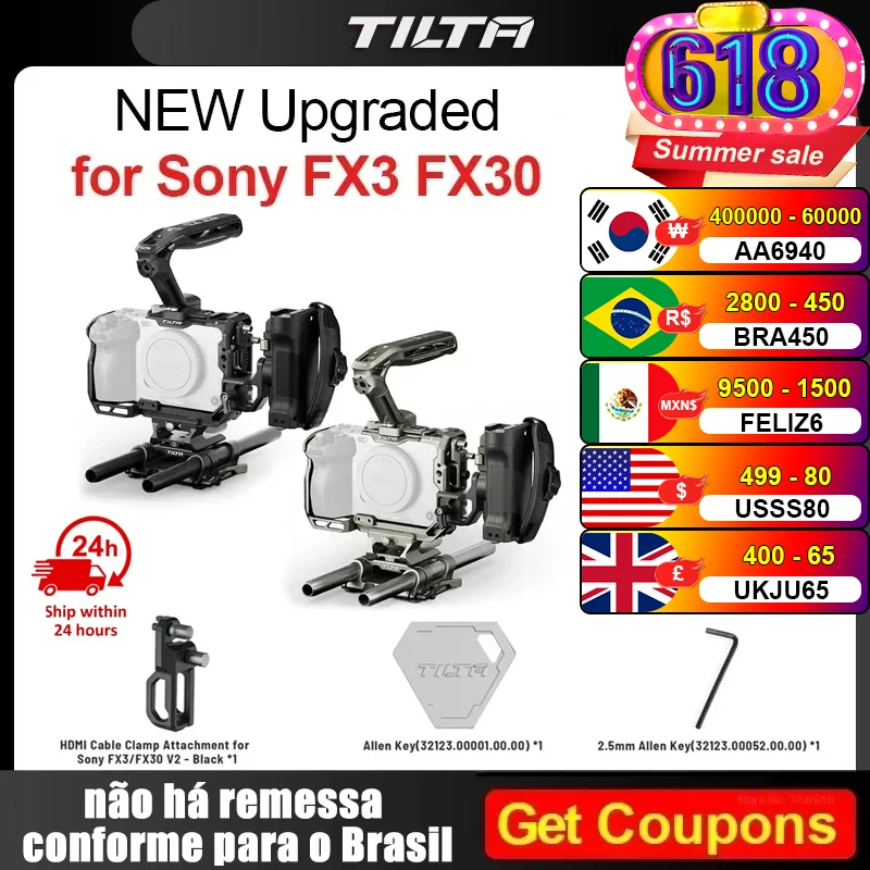 NEW-Upgraded-TILTA-for-Sony-FX3-FX30-Camera-Cage-TA-T16-FCC-Armor-Full ...
