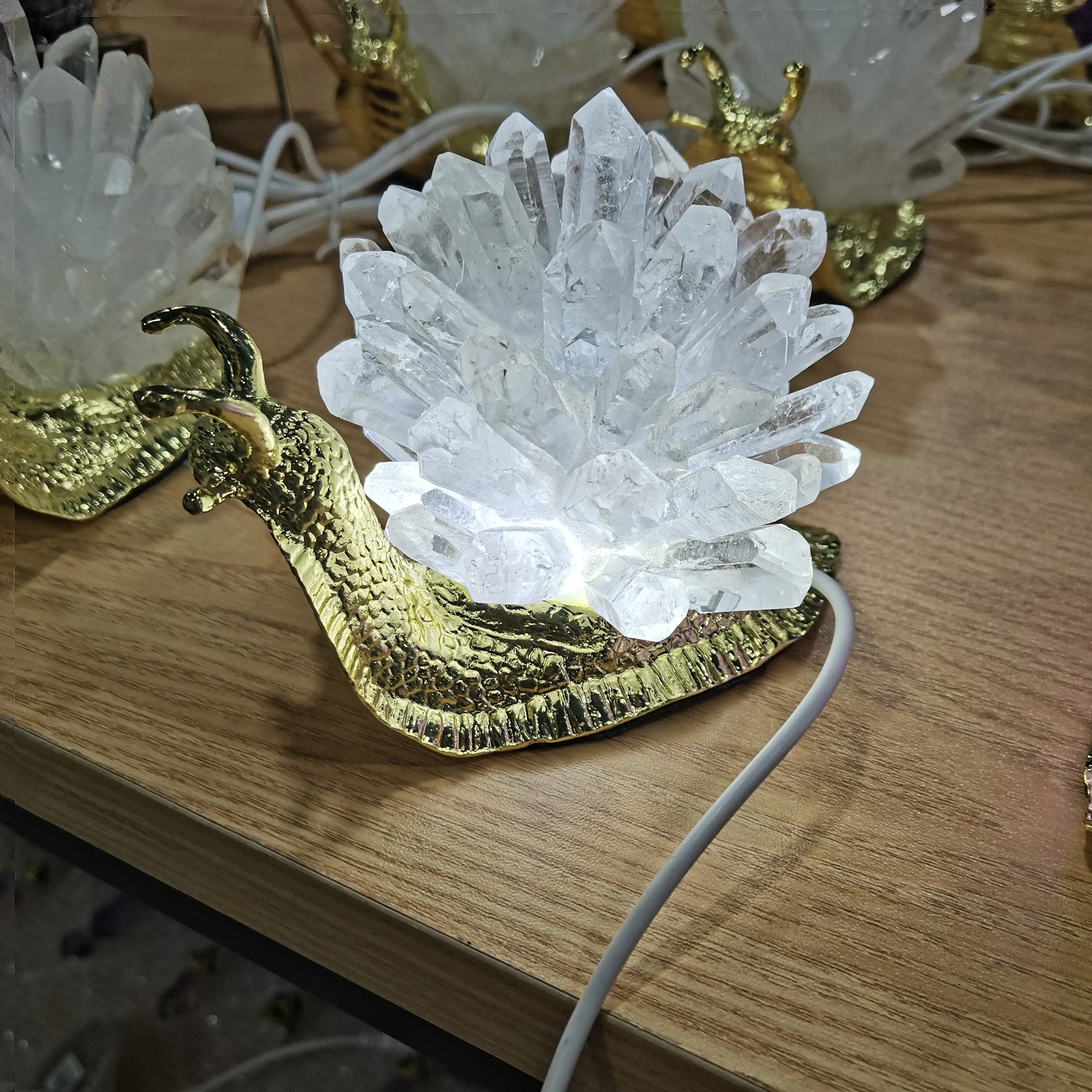 1pcs-Natural-Stones-Crystal-USB-Lamp-Snails-Shapes-Night-Light ...
